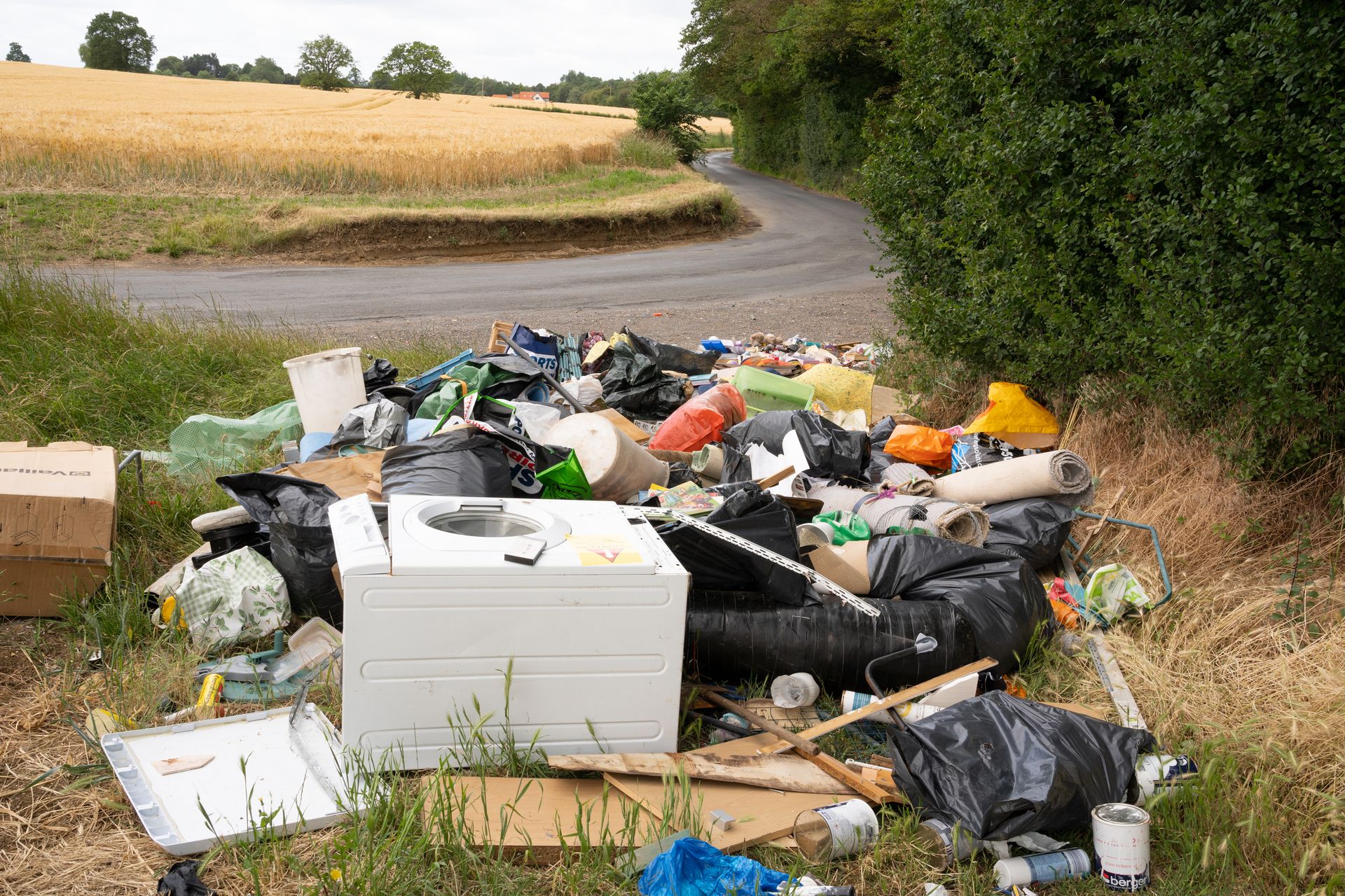 Fly Tipping Site Removal - Tennals Pest